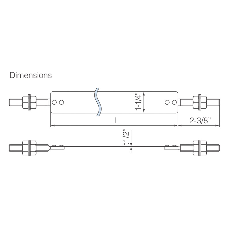 PDU Fixing Saddle - Inaba Denko