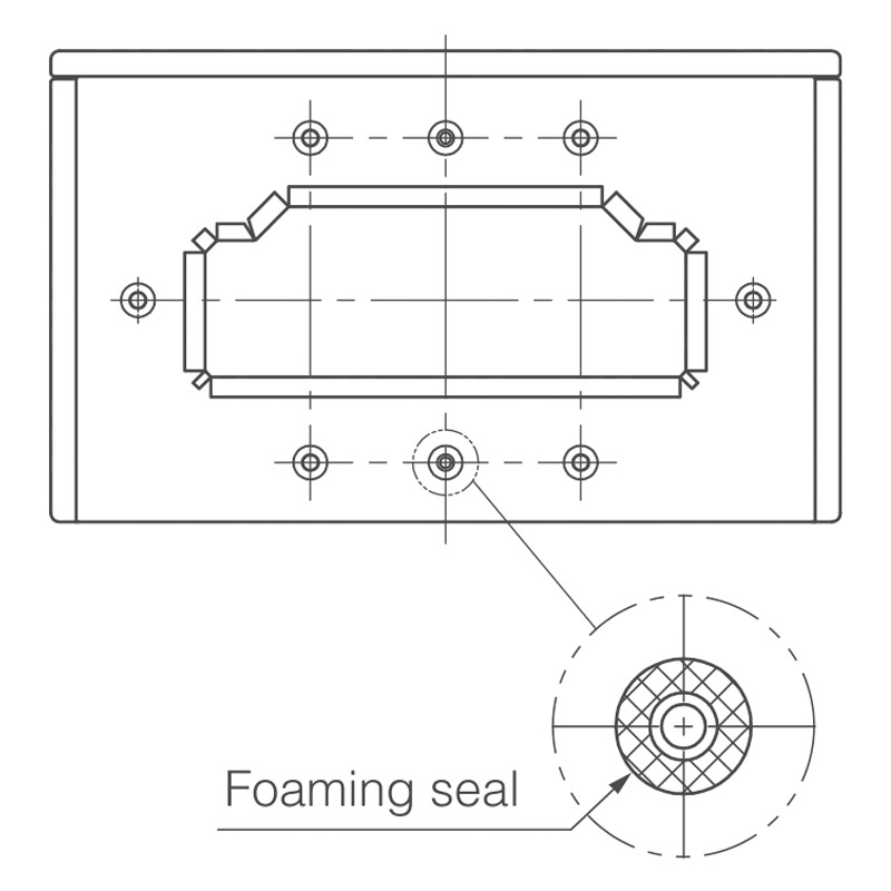 RSP Cut Wall Plate - Inaba Denko